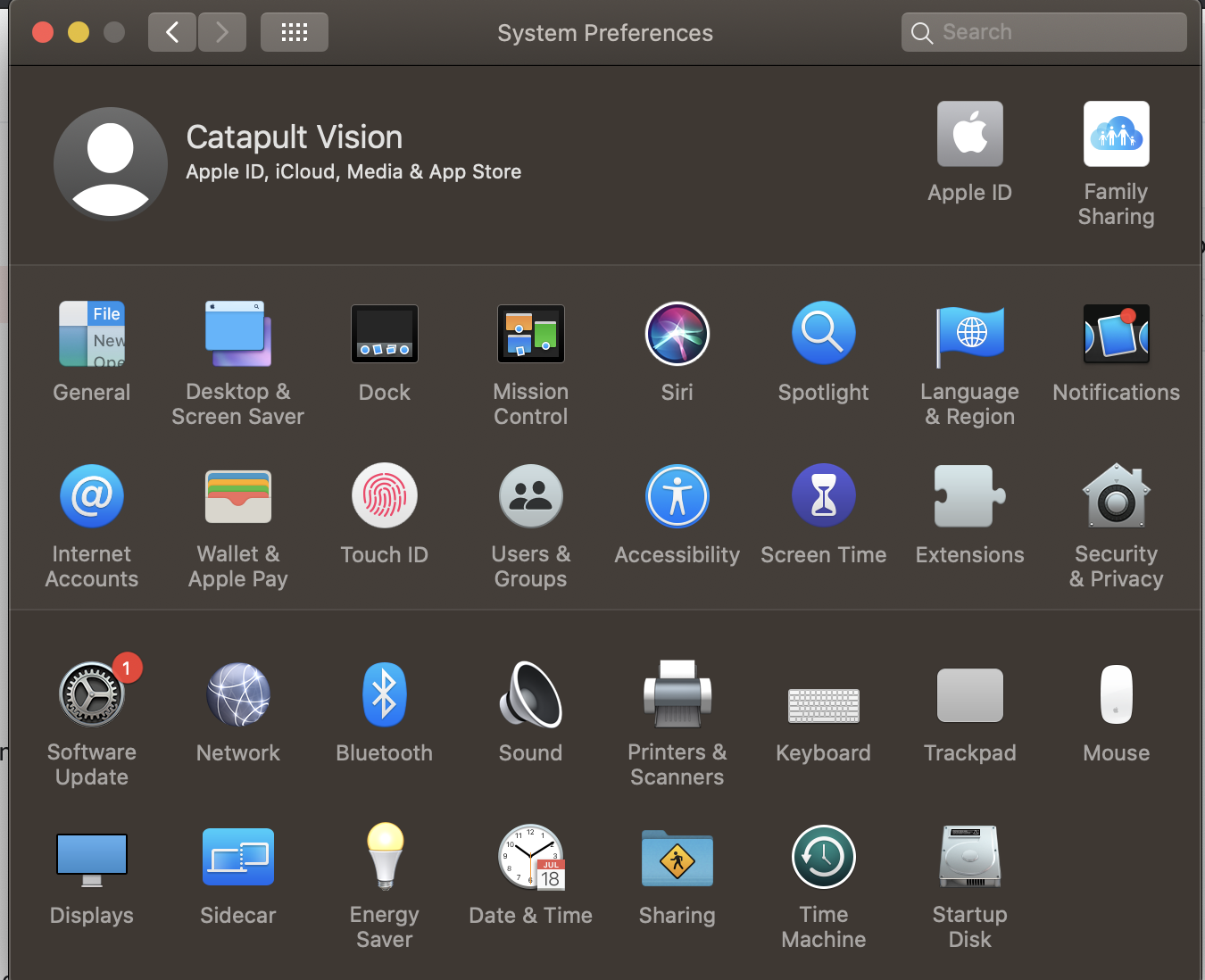 No Capture Feed Option – Catapult Vision Support